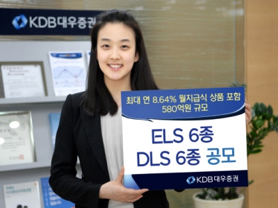 KDB대우證, ELS 6종 DLS 6종 공모