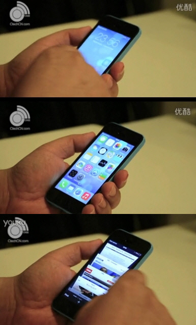 애플, 아이폰5S·5C와 iOS7 공개 앞두고 시연 영상 유출?…짧은 영상속 앱 디자인 눈길