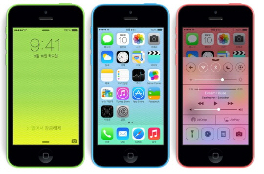 애플, 아이폰5C·아이폰5S 사양…iOS7 업데이트 주요 기능분석